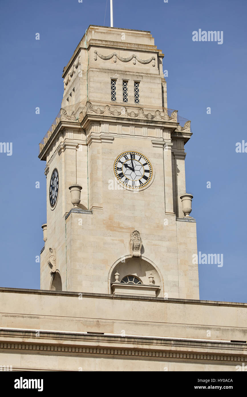 Town hall in Barnsley town centre, South Yorkshire, England. UK Stock ...
