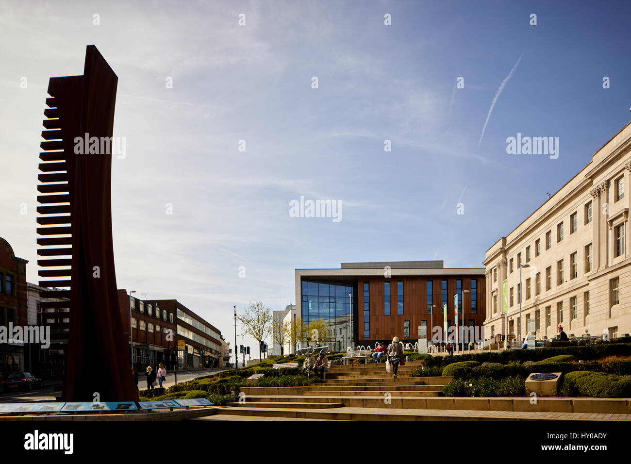 Barnsley town centre skyline hi-res stock photography and images - Alamy