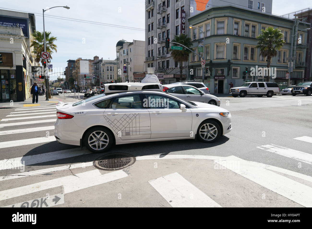 Autonomous driving test hi-res stock photography and images - Alamy