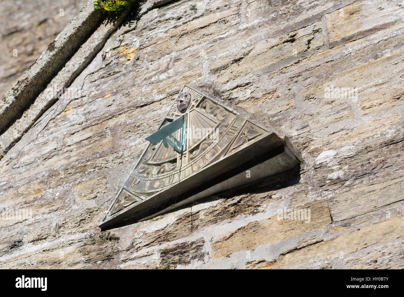 Sundial, St Petroc's church, Padstow, Cornwall Stock Photo - Alamy