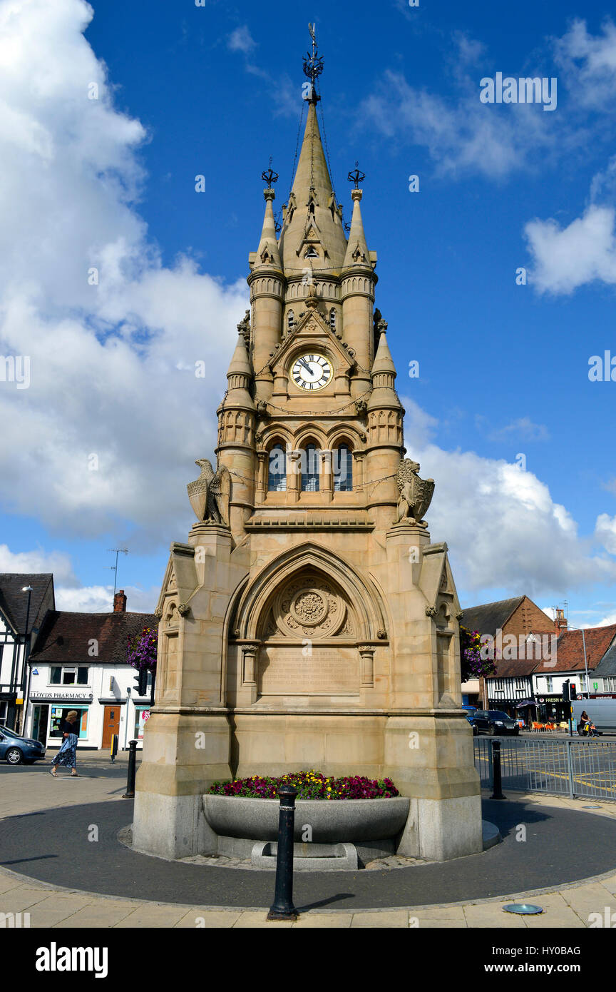 Rother Street Clock Tower in Stratford-upon-Avon Stock Photo - Alamy