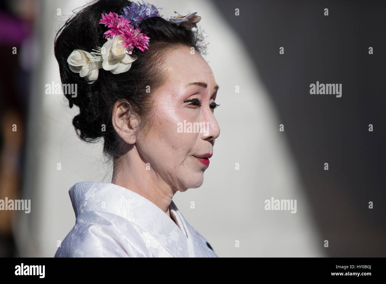 Arizona Matsuri Cultural Event, Awa Oni Dancer Stock Photo - Alamy