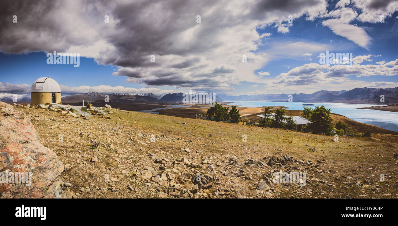 Mt john observatory view hi-res stock photography and images - Alamy
