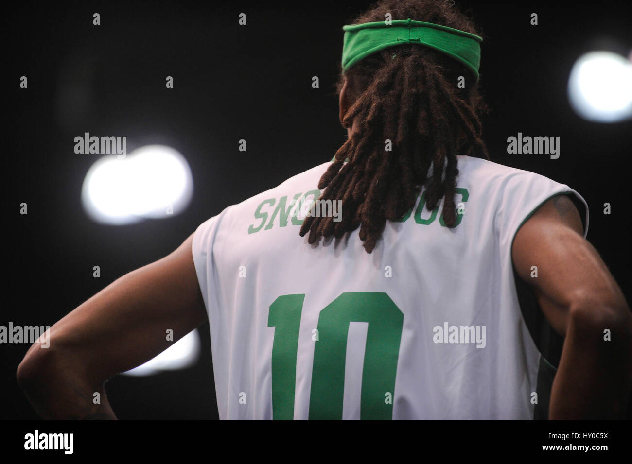 Rapper Snoop Dogg attends the BET Experience Sprite Celebrity ...