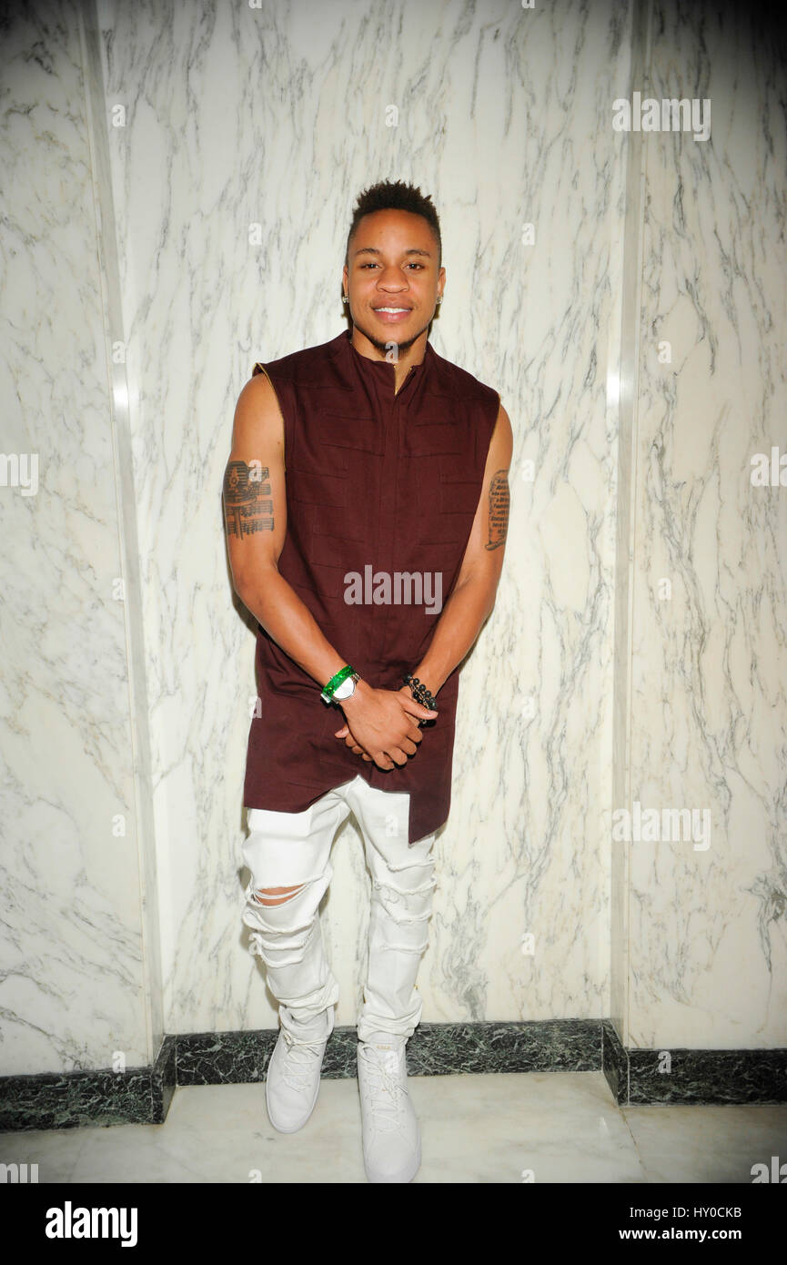 Power TV star and singer Olurotimi Akinosho aka Rotimi portrait at the ...