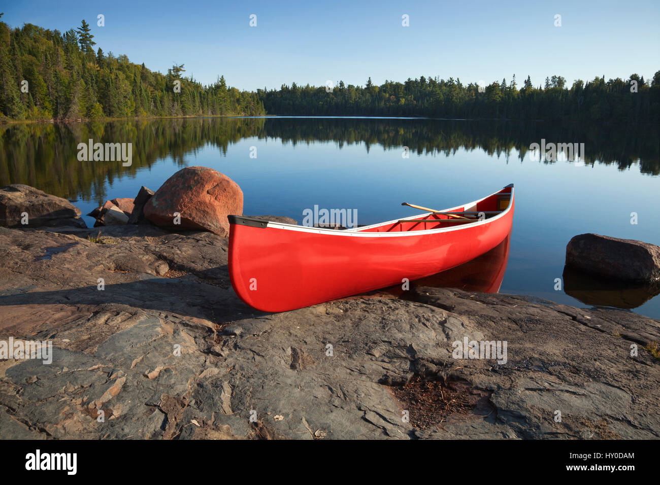 Red Canoe High Resolution Stock Photography and Images - Alamy