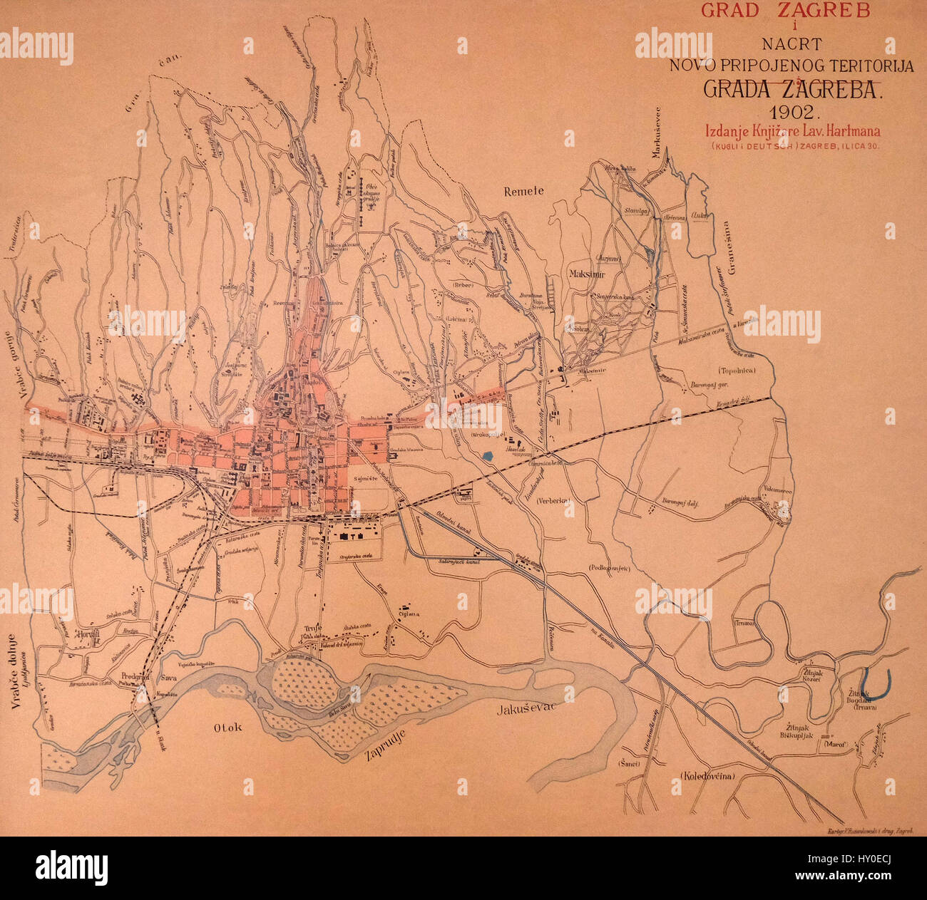 1902 map hi-res stock photography and images - Alamy