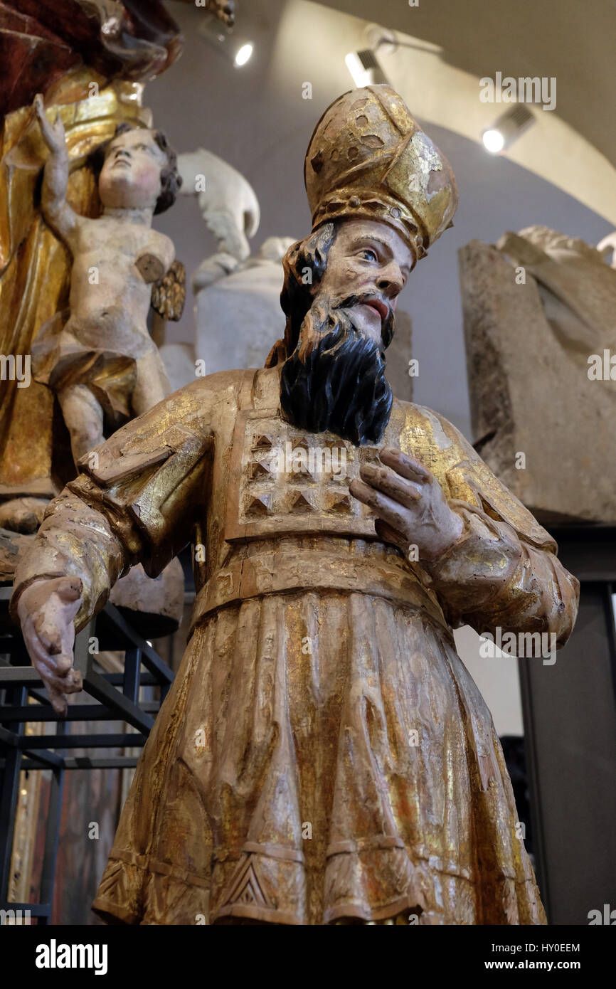 King David, main altar from the church of St. Mark, exhibited at the ...