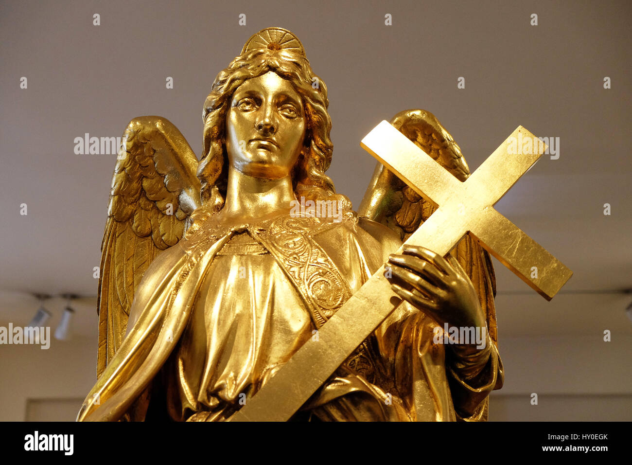 Angel from Zagreb Cathedral, exhibited at the Museum of the City of ...
