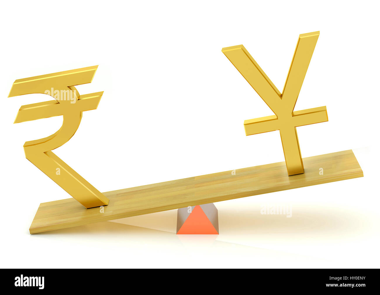 Rupee illustration Cut Out Stock Images & Pictures - Alamy