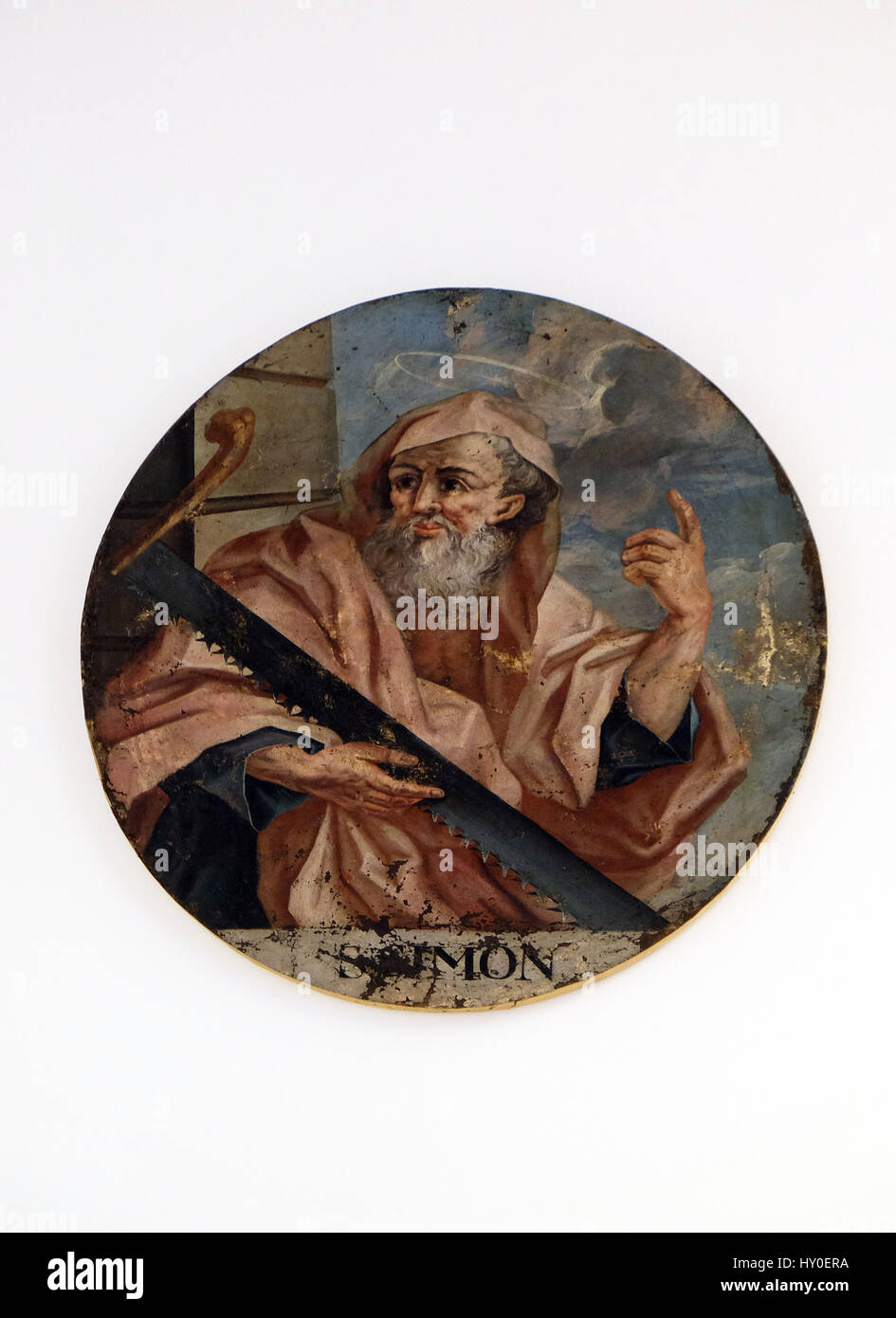 St. Simon, the second half of the 18th century, exhibited in the Museum ...