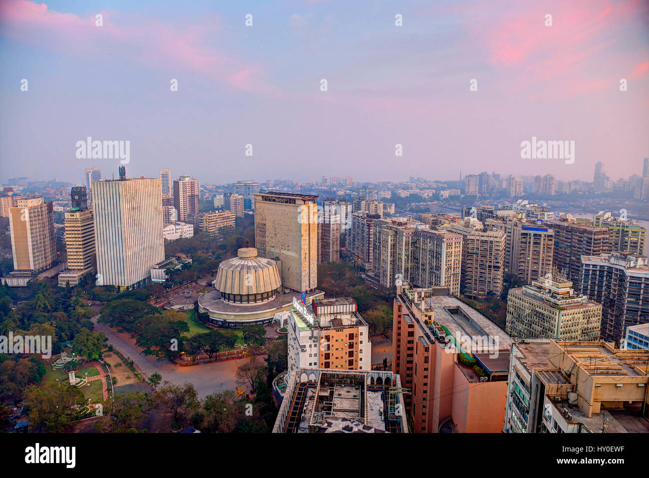 Aerial view, Vidhan Bhavan, Nariman Point, Bombay, Mumbai, Maharashtra ...