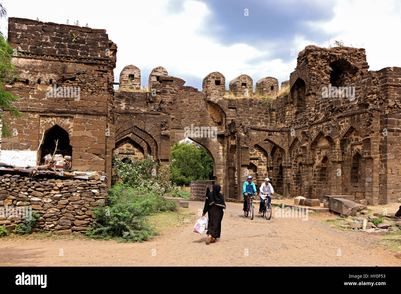 Gulbarga fort, karnataka, india, asia Stock Photo - Alamy