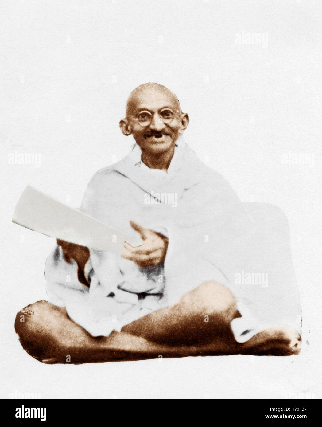 Mohandas karamchand gandhi color hi-res stock photography and images ...