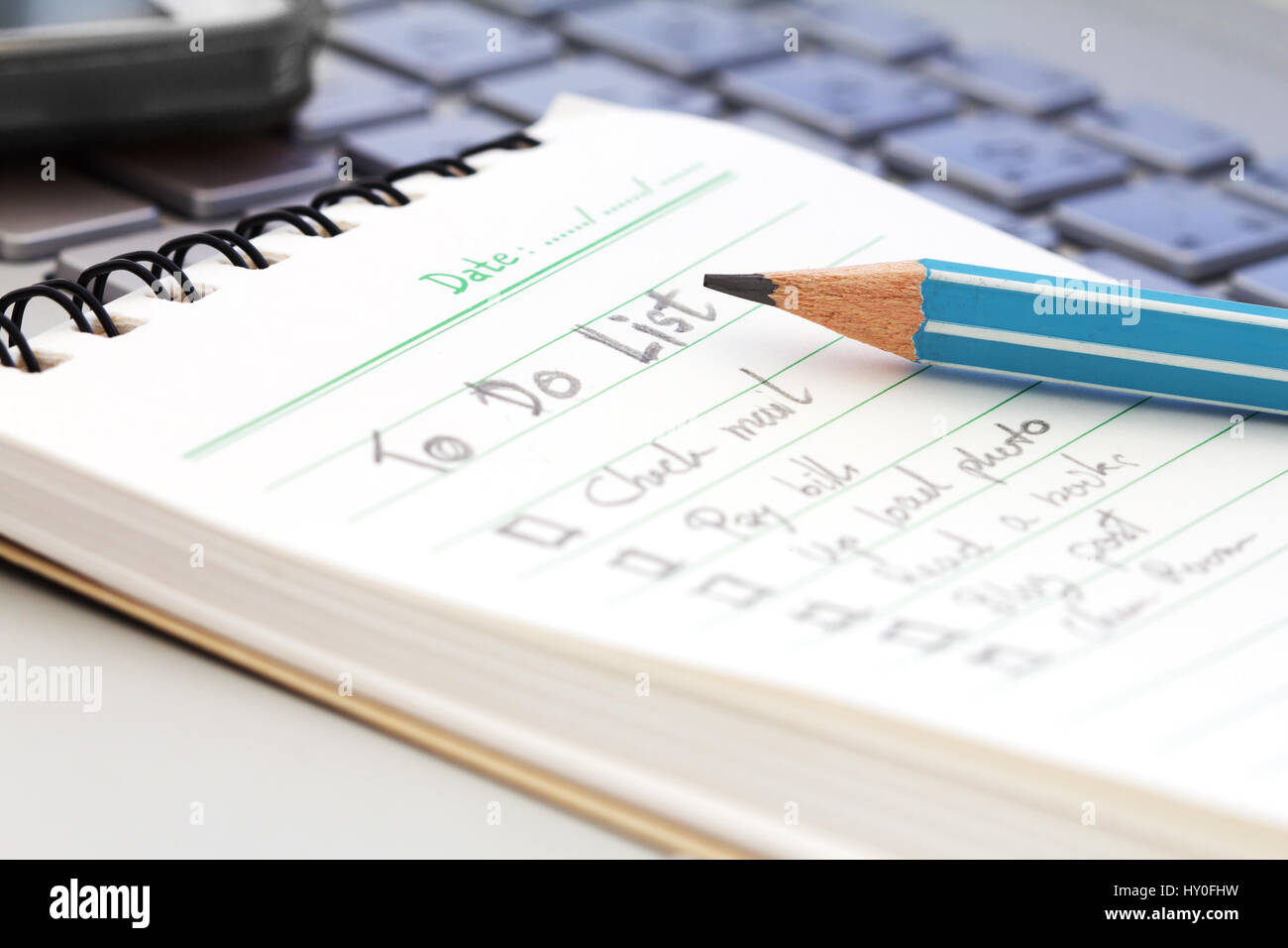 Handwritten notes close up hi-res stock photography and images - Alamy