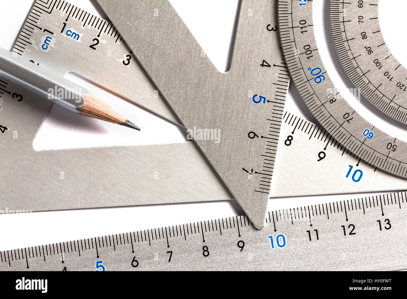 Precision protractor hi-res stock photography and images - Alamy