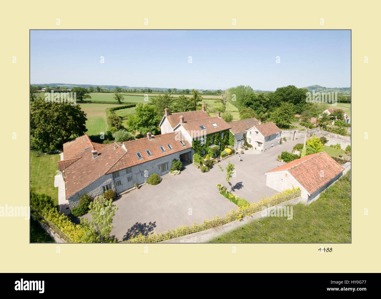 Aerial view of houses uk Stock Photo - Alamy
