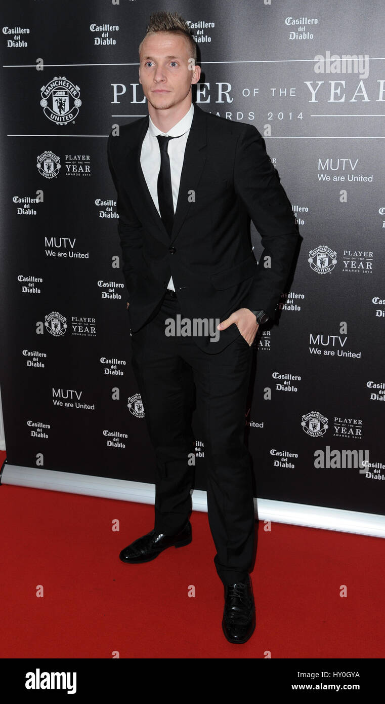 Alexander Buttner arrives at Manchester United Old Trafford, for ...