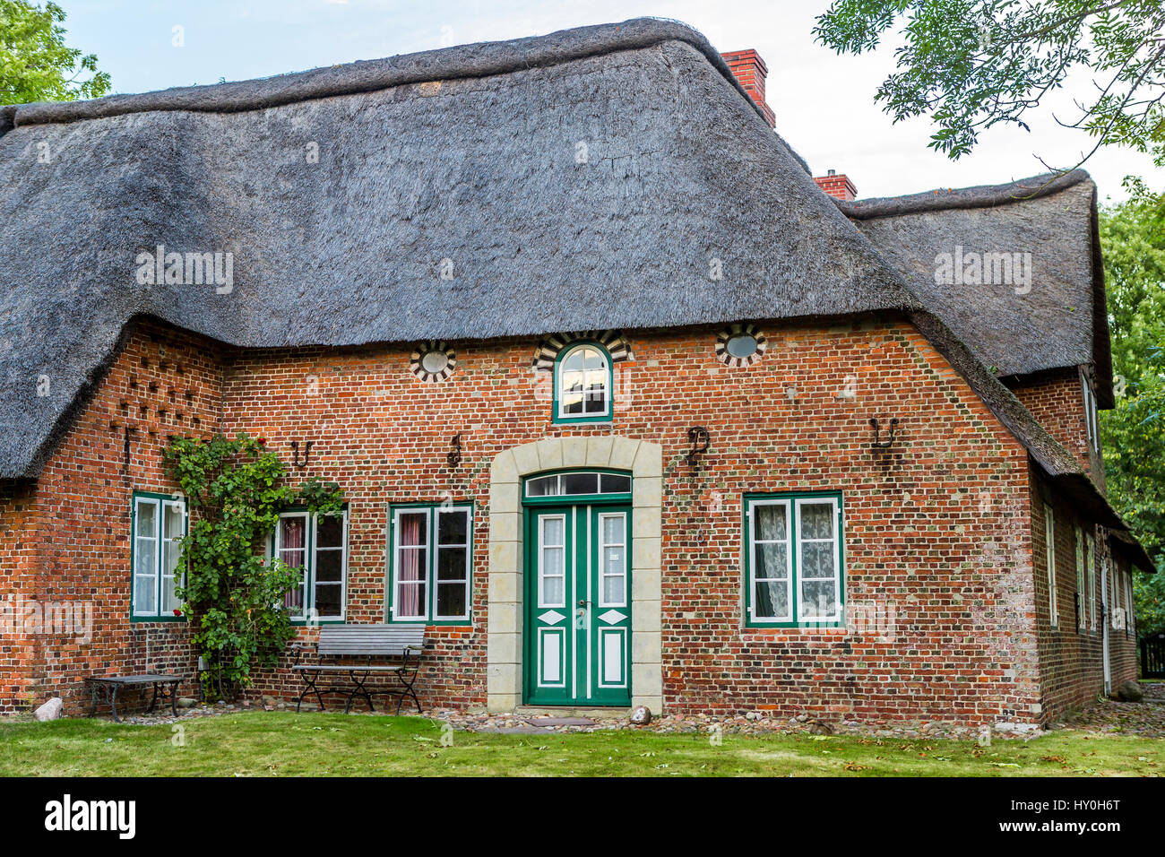 frisian house, Keitum, Sylt, Germany Stock Photo - Alamy