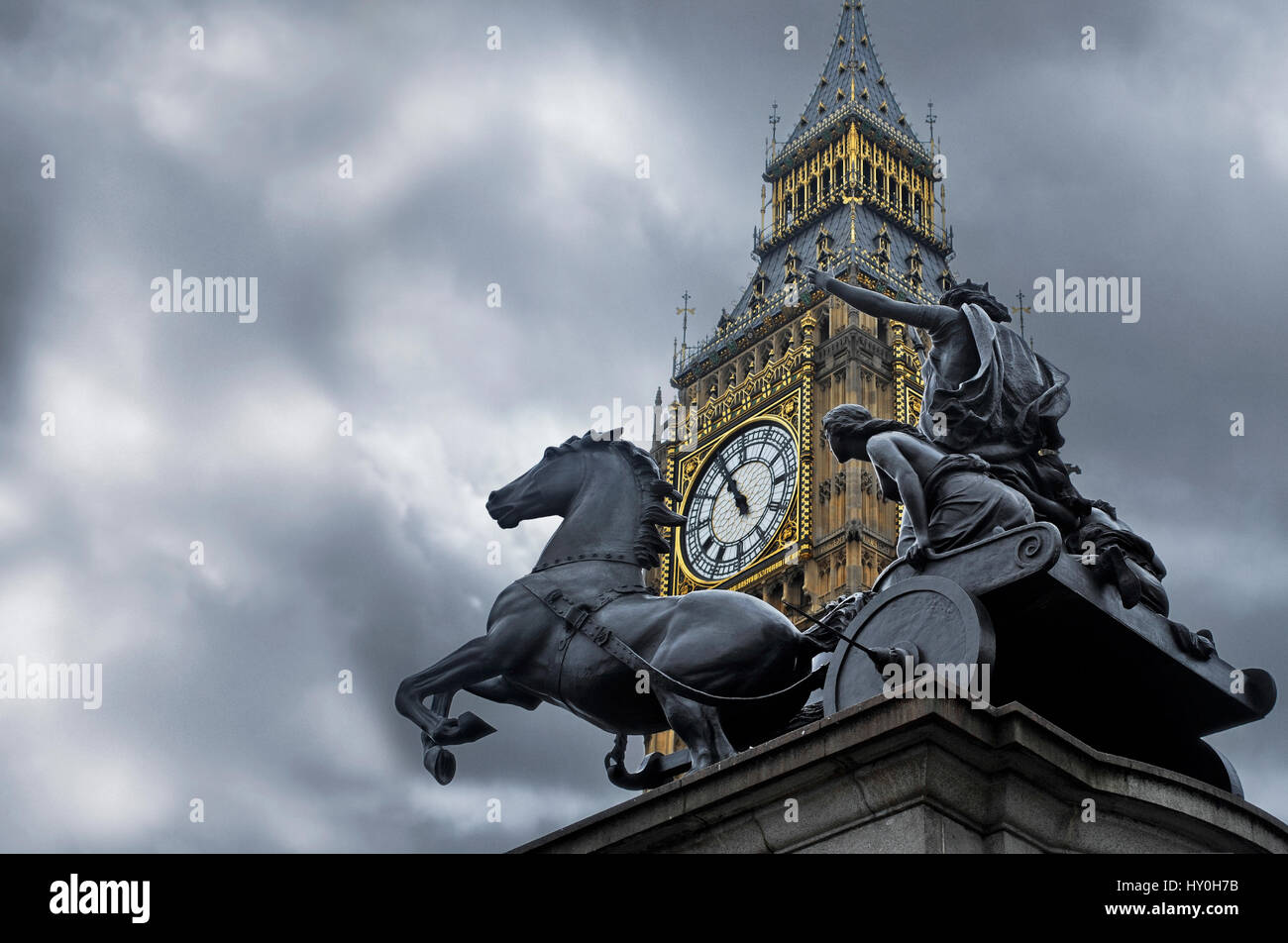 Big Ben Tower in London Stock Photo - Alamy