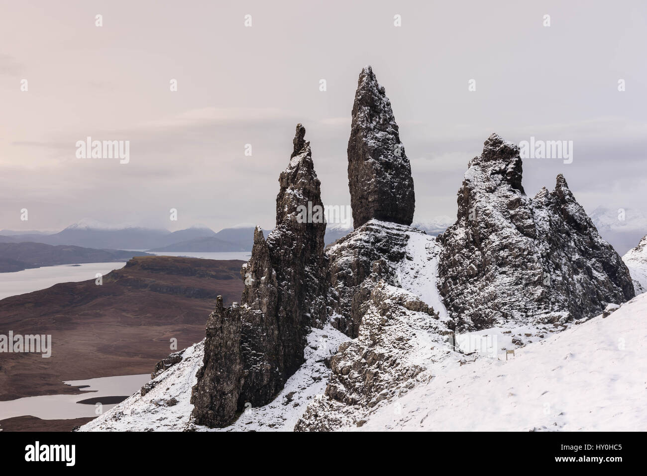 Old man of storr in winter hi-res stock photography and images - Alamy