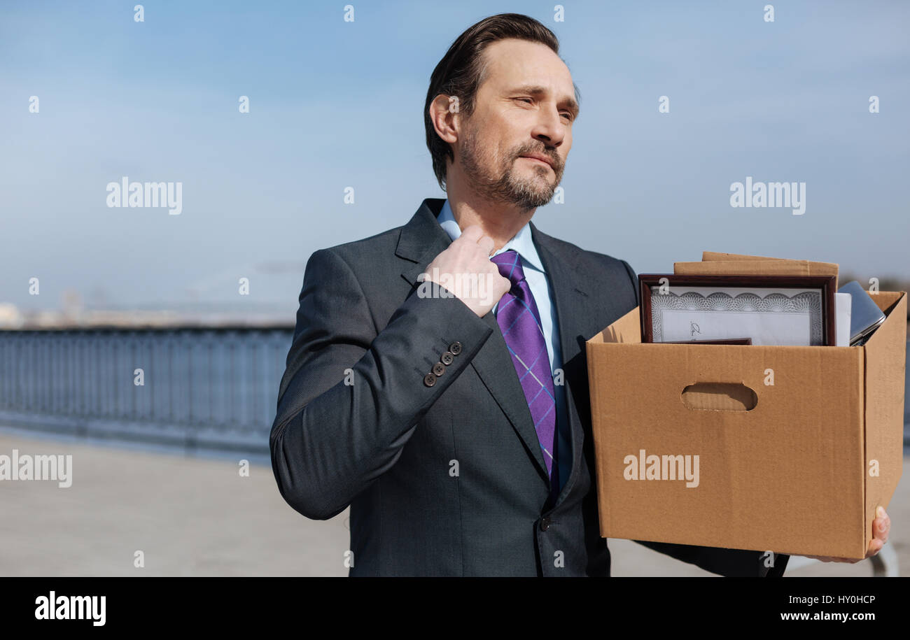 Free man going through the street Stock Photo - Alamy