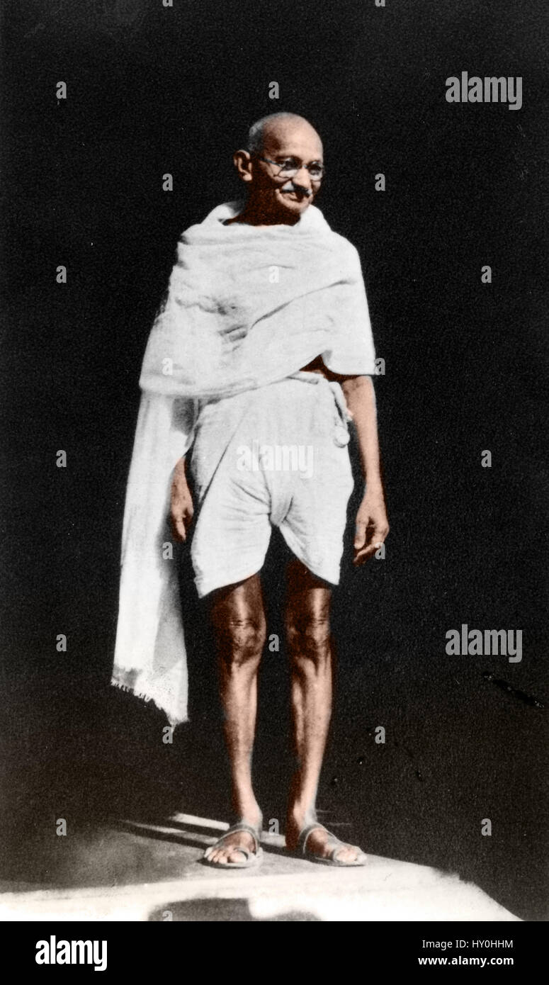 Indian freedom fighters, mahatma gandhi delhi, india, asia, 1946 Stock ...