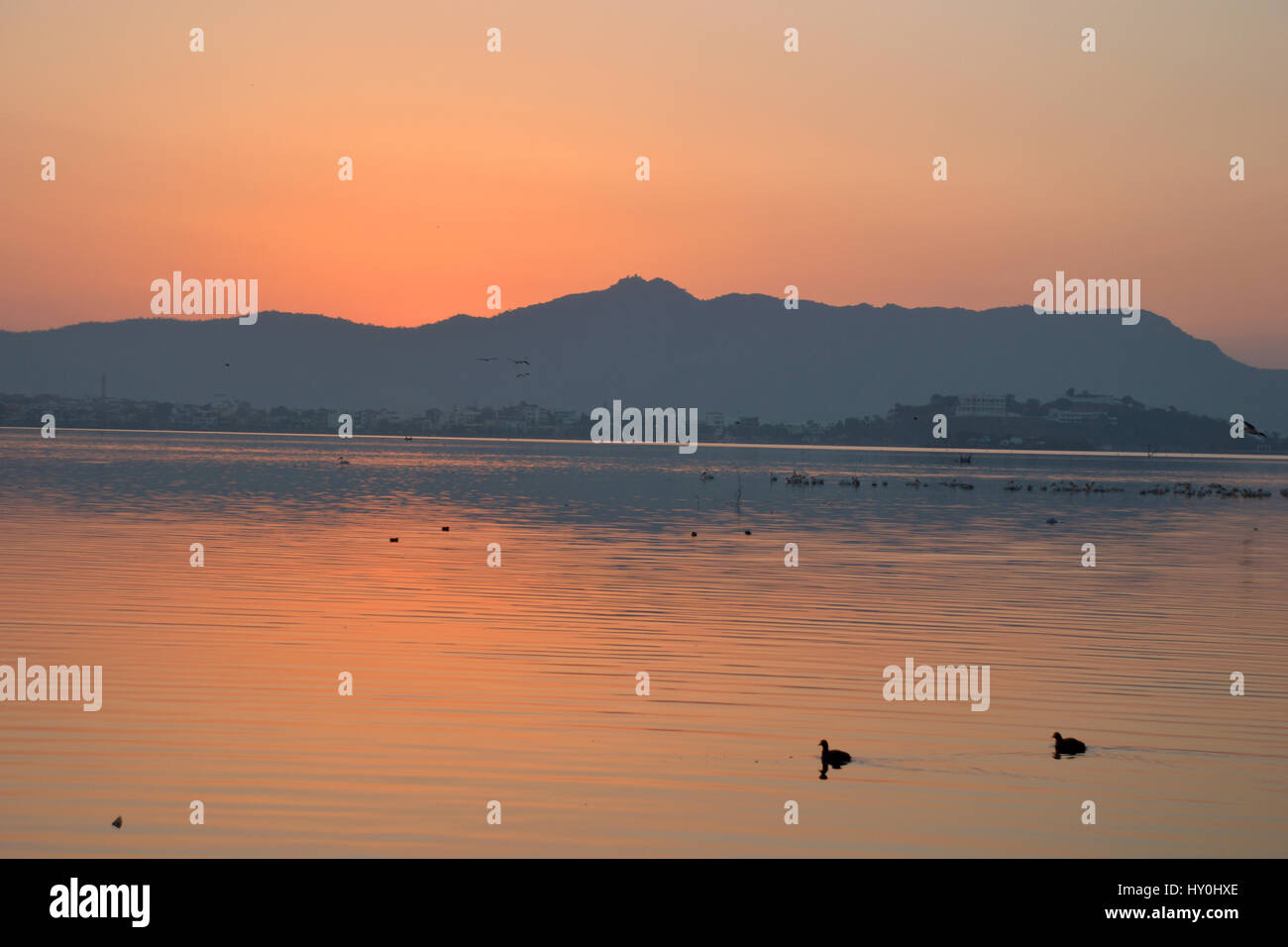 Anasagar lake, ajmer, rajasthan, india, asia Stock Photo - Alamy