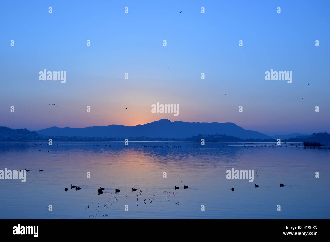 Anasagar lake, ajmer, rajasthan, india, asia Stock Photo - Alamy