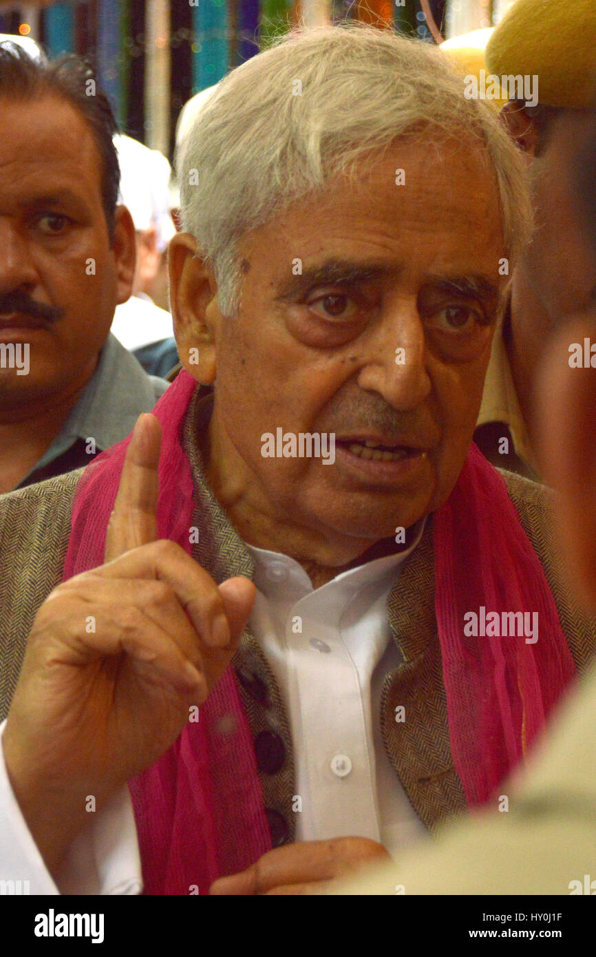 Indian politician, mufti mohammad sayeed, india, asia Stock Photo - Alamy