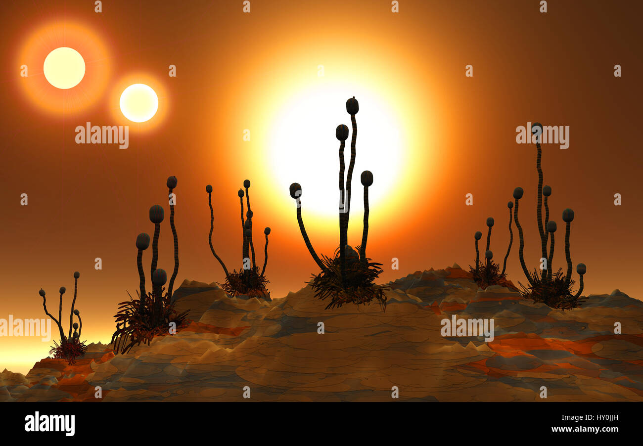 Exoplanet Proxima Centauri In Orbit Around Proxima Centuari,A Red Dwarf ...