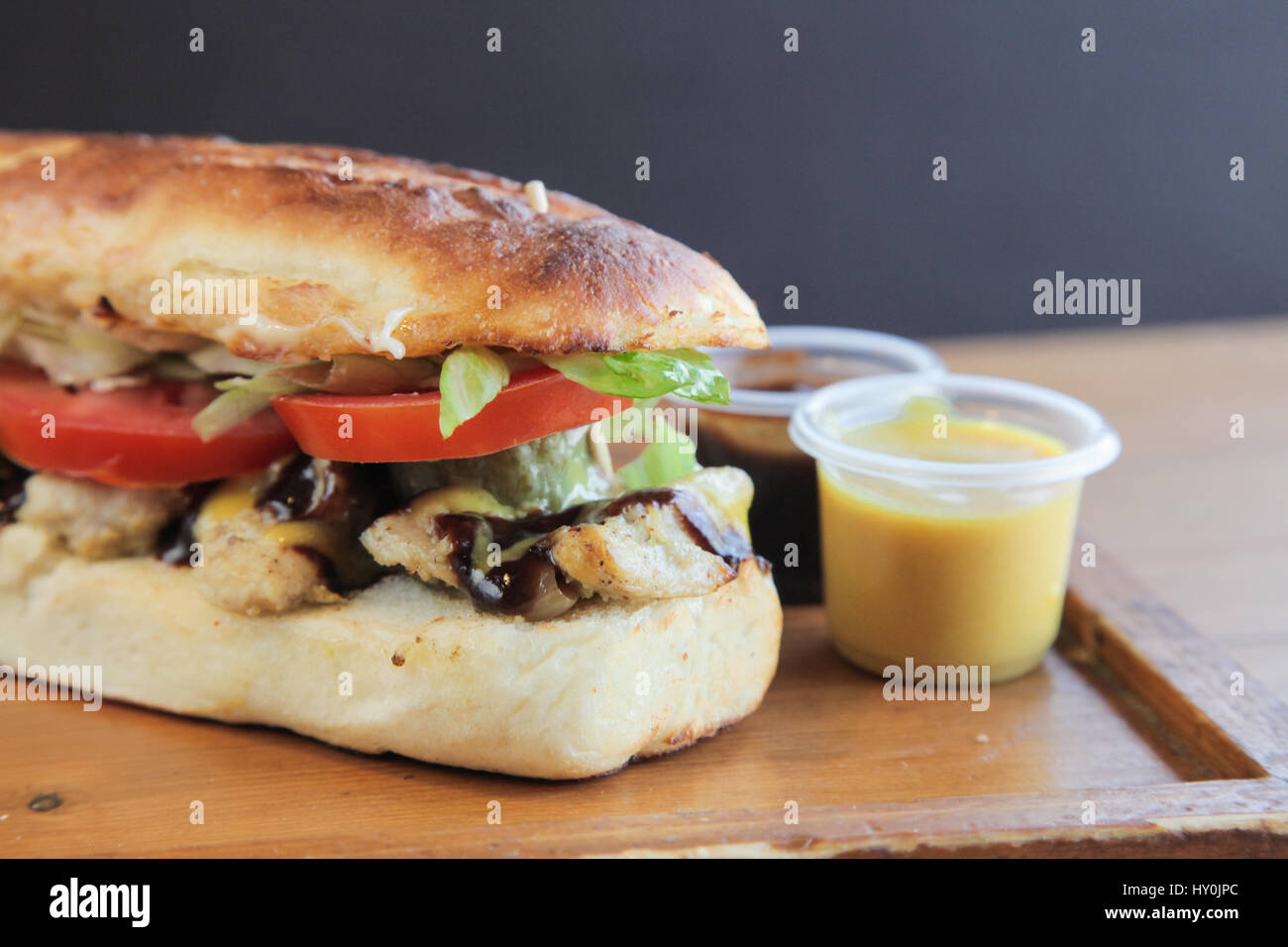 Southern fried chicken sandwich hi-res stock photography and images - Alamy
