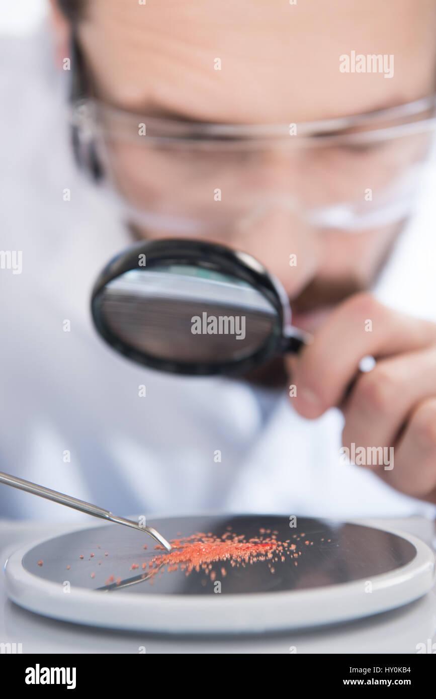 Close up view male laboratory hi-res stock photography and images - Alamy
