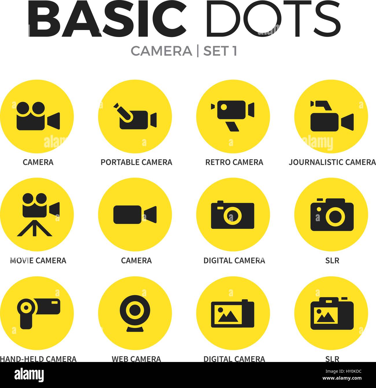 Vector camera lens hi-res stock photography and images - Alamy