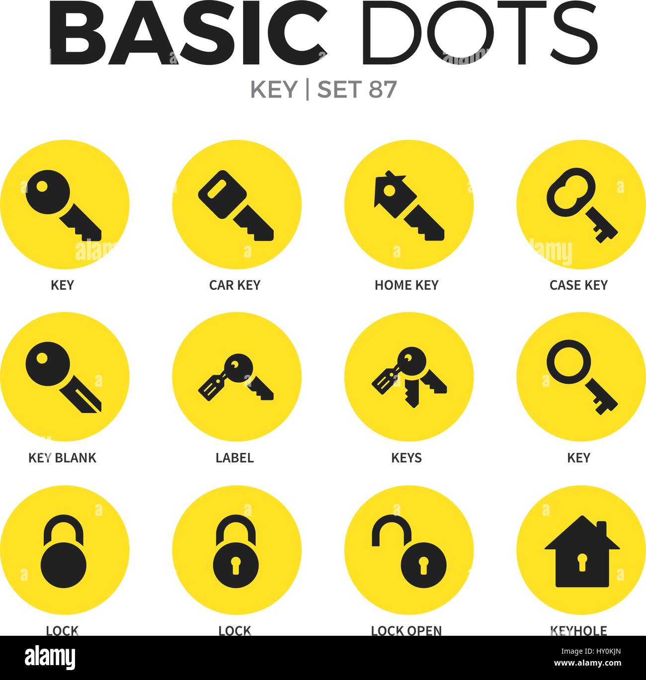 Blank key Stock Vector Images - Alamy