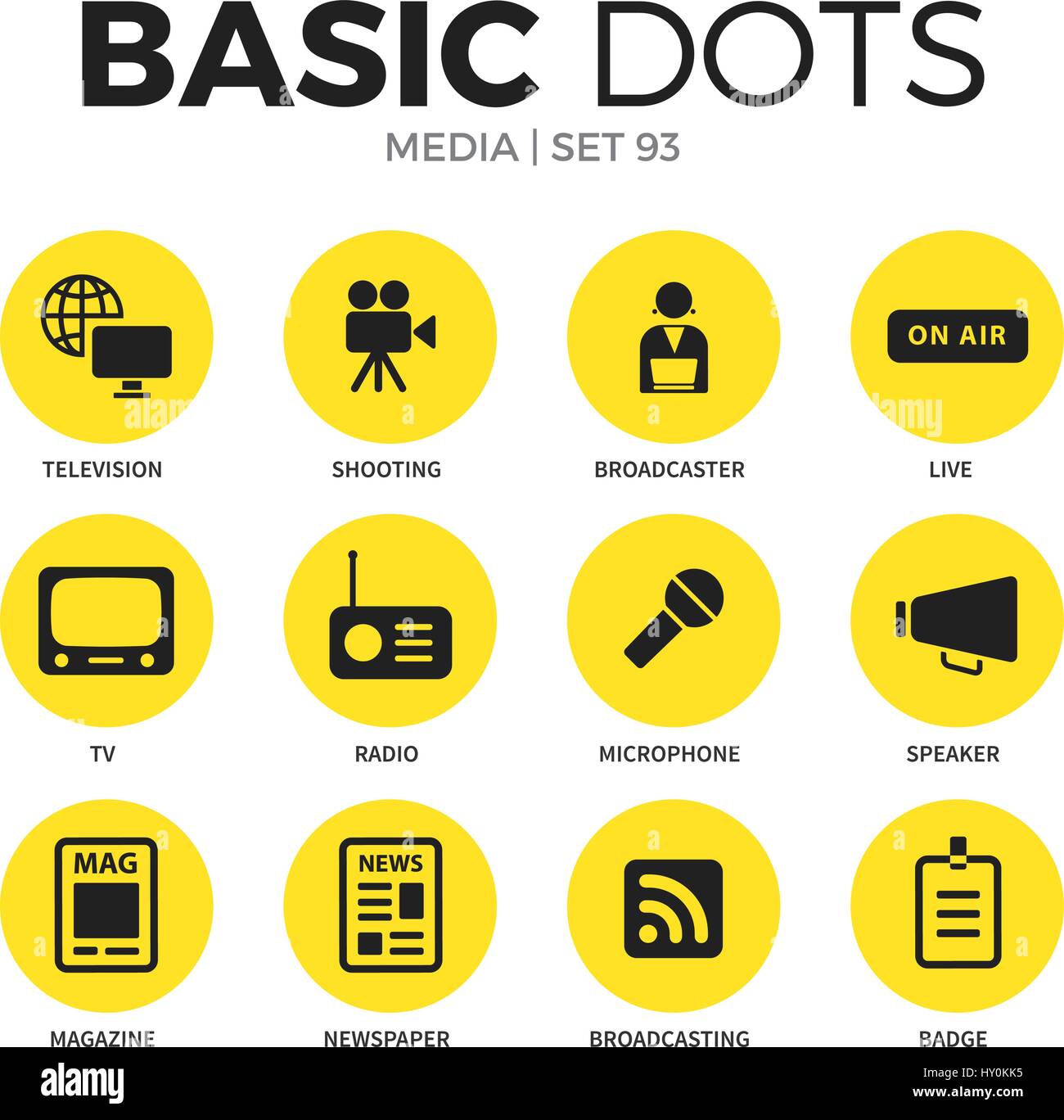 Tv and radio broadcaster Stock Vector Images - Alamy