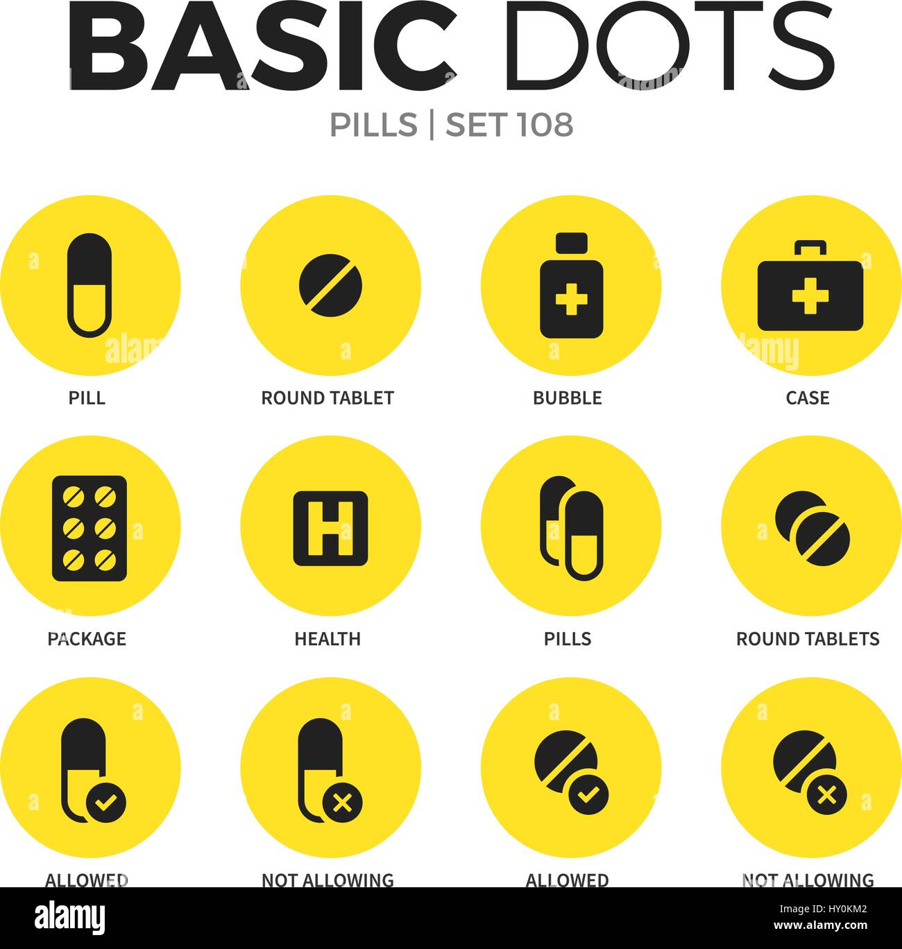 Health icon vector presentation hi-res stock photography and images - Alamy