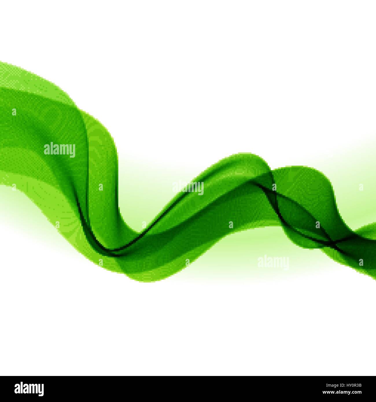 Abstract colorful background green smoke wave Stock Vector Image & Art ...
