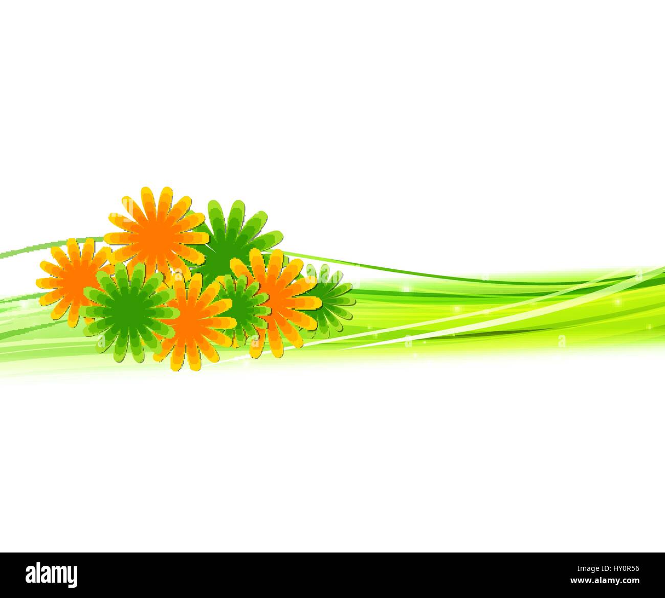 Beautiful vector flowers Stock Vector Image & Art - Alamy
