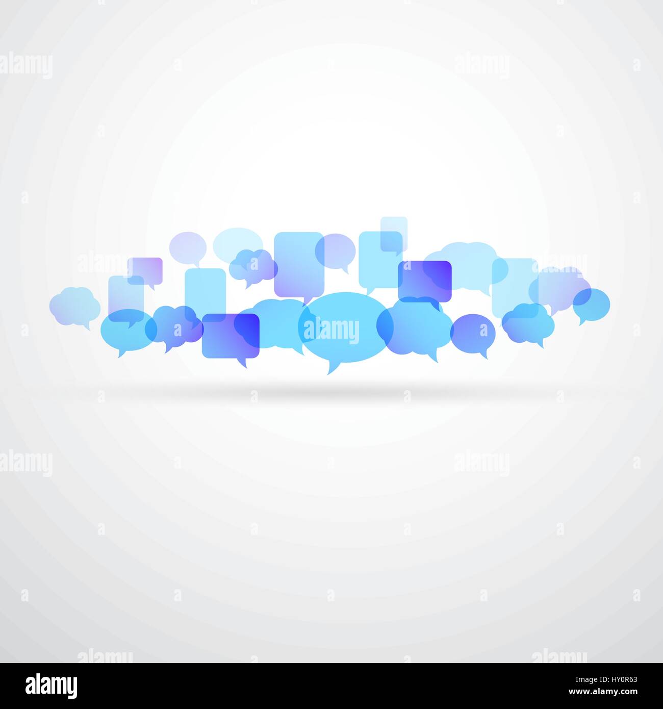Speech Bubble Network Background Stock Vector Image And Art Alamy
