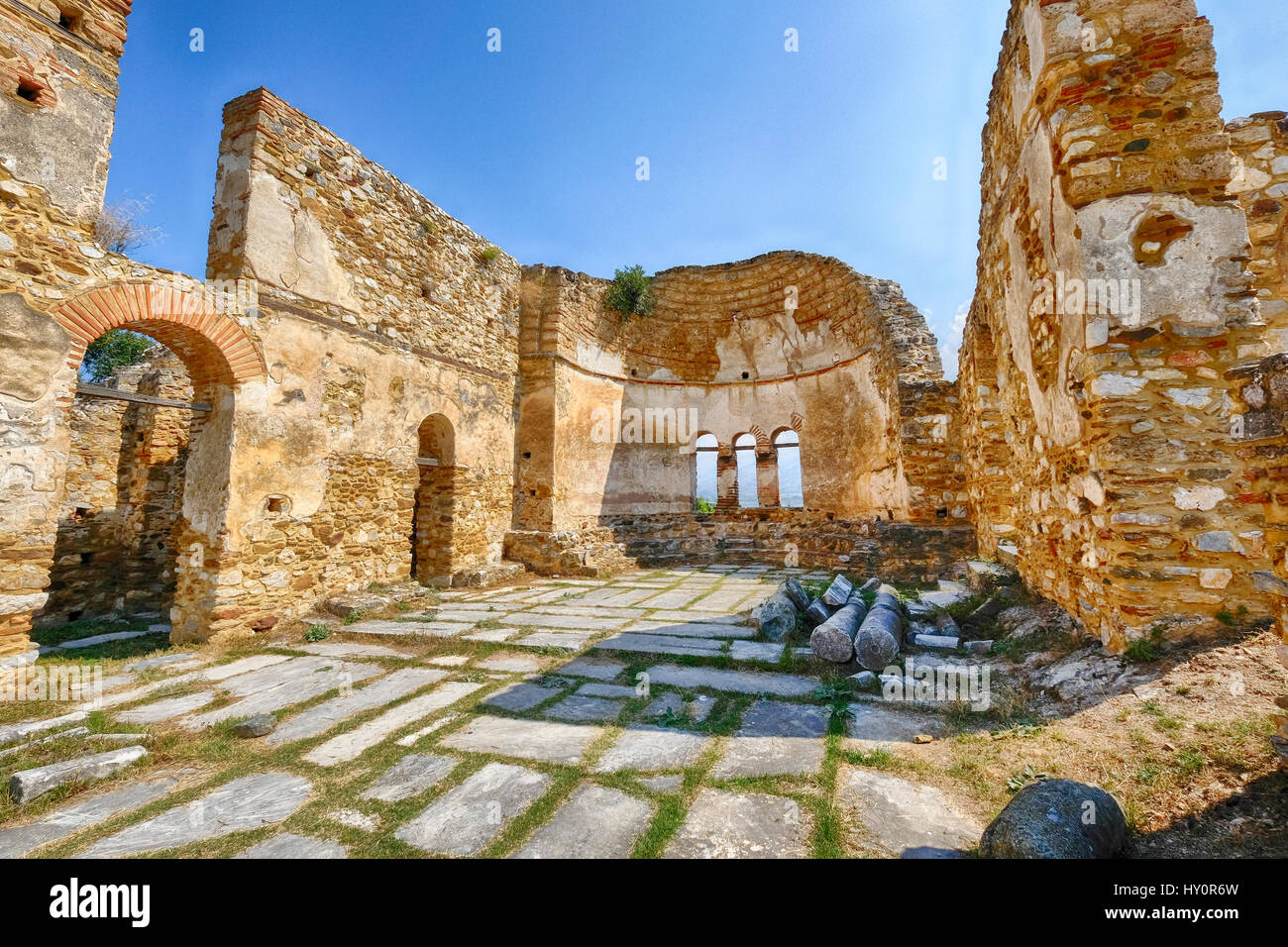 Byzantine church ruins hi-res stock photography and images - Alamy