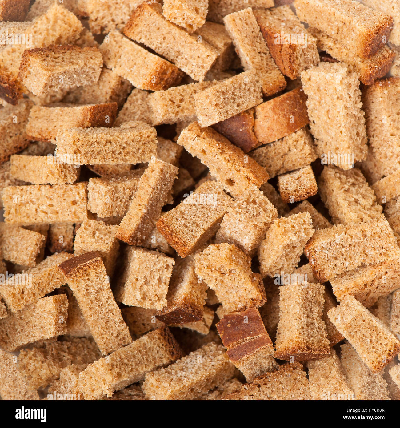 Macro of crouton as background Stock Photo - Alamy