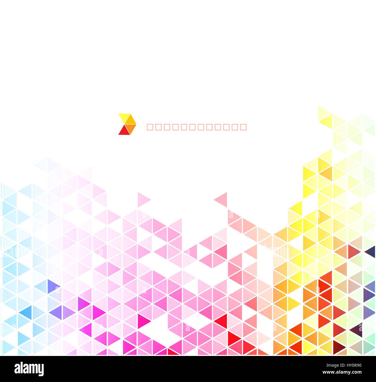 Abstract colorful triangles vector background Stock Vector Image & Art ...