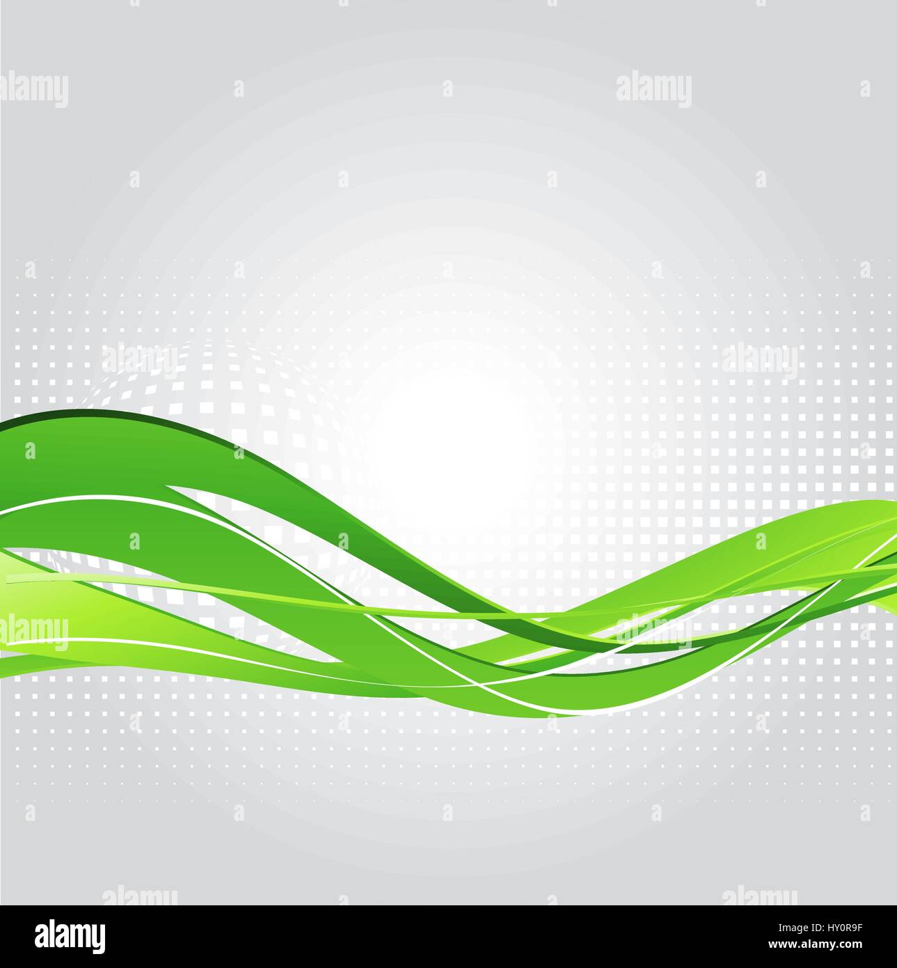 Green vector wave hi-res stock photography and images - Alamy