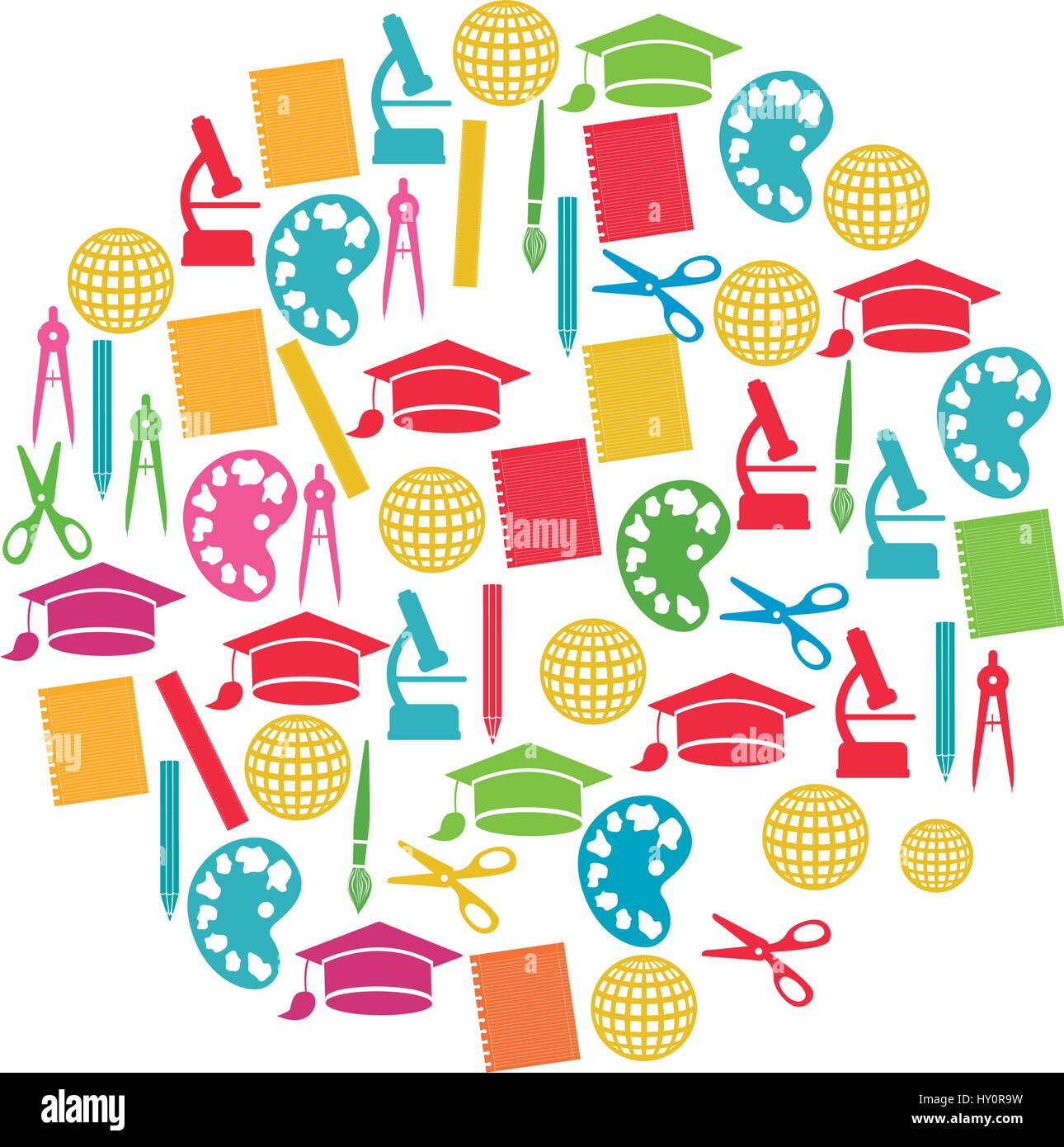 education color icons set Stock Vector Image & Art - Alamy