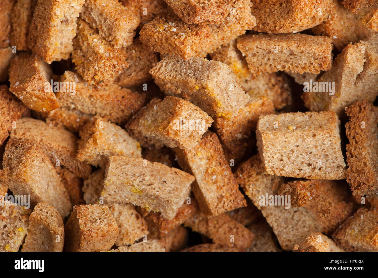 Heap of dried bread pieces Stock Photo - Alamy