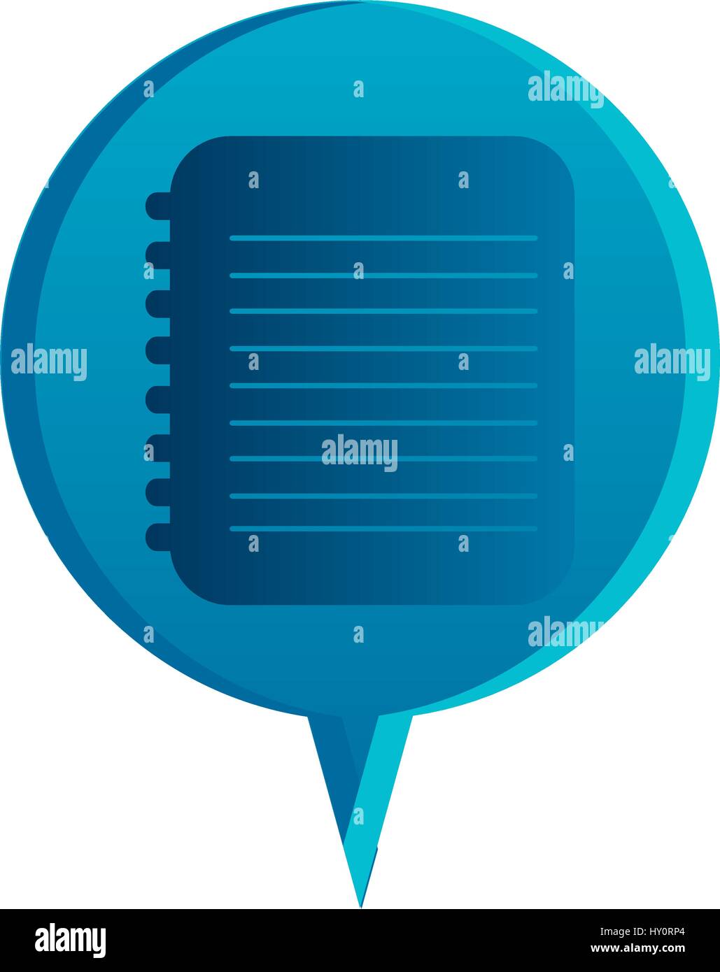 flat notebook icon education Stock Vector Image & Art - Alamy