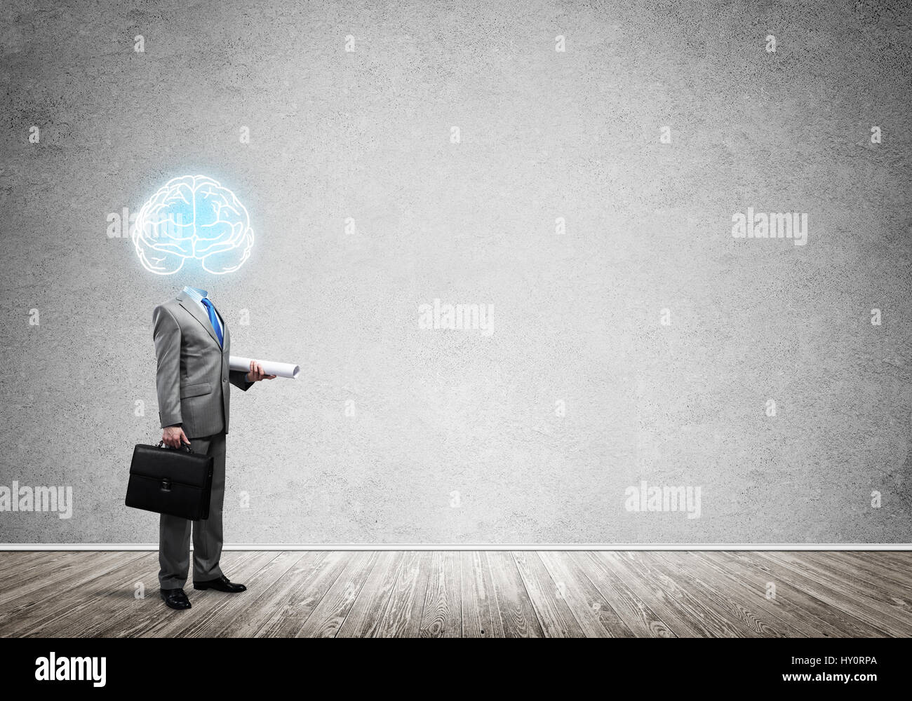Man of great mind Stock Photo - Alamy