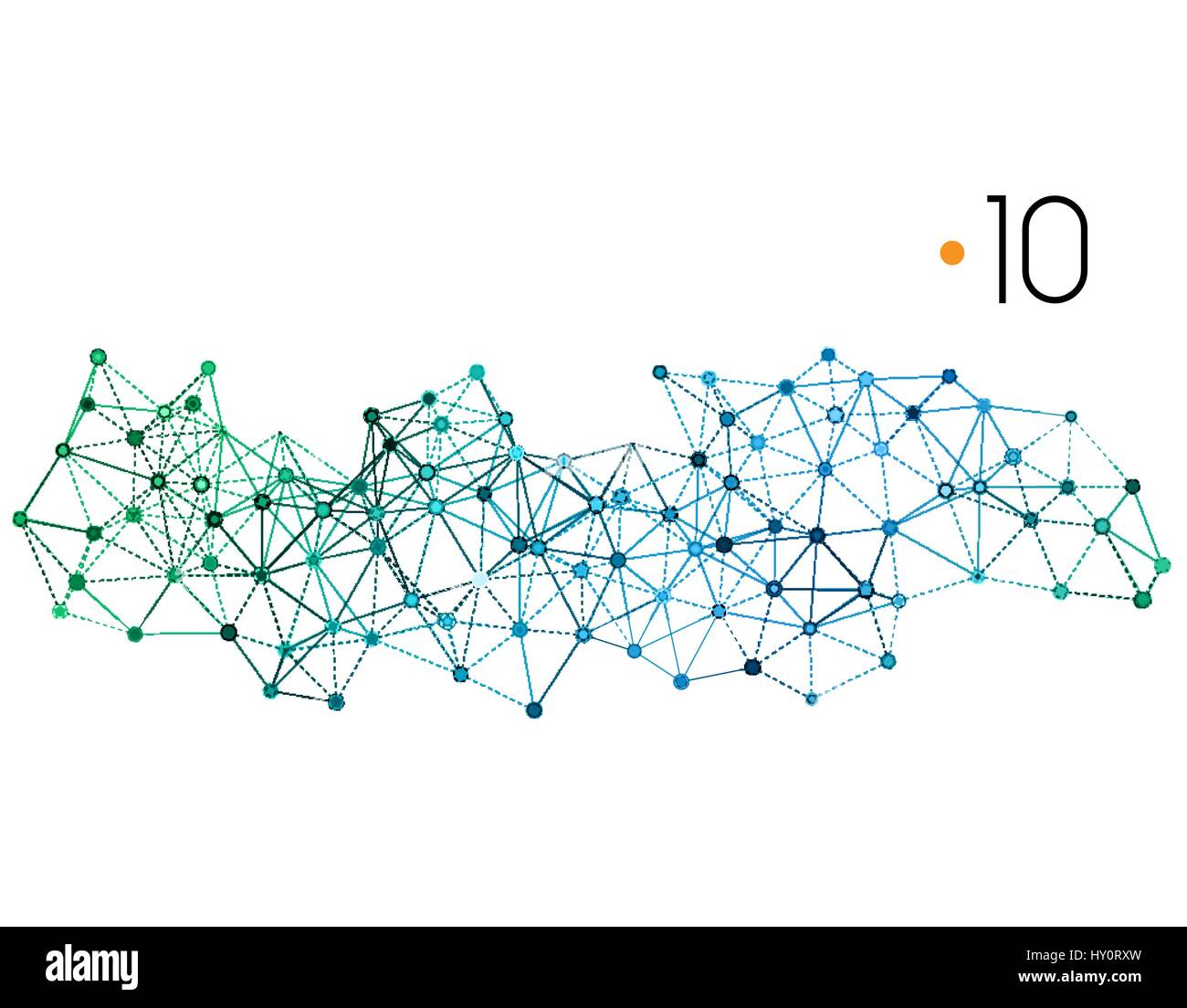 Abstract Molecule And Communication Background Stock Vector Image And Art Alamy