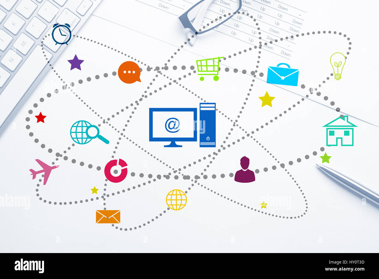 Interface design for mobile and web application Stock Photo - Alamy